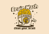 Brain wash mascot character on Behance