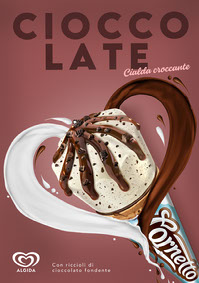 Cornetto Ice Cream Product Poster by Zarifa Seyid :: Behance