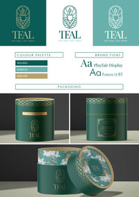Teal | Tea branding & packaging on Behance