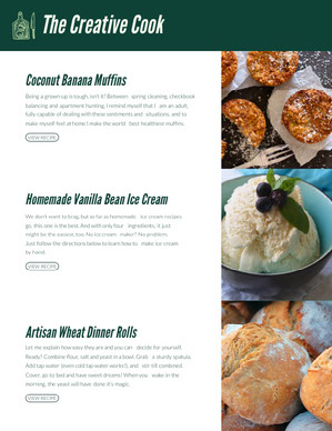 Free Newsletter Templates | Adobe Spark