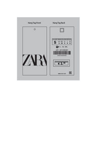 Hang Tag, Zara Tag, Zara Brand :: Behance