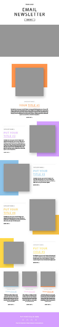 Email Newsletter Layout (Download) on Behance