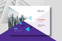 Company Profile Landscape on Behance