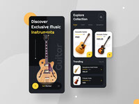 Musical Instruments Store Application :: Behance