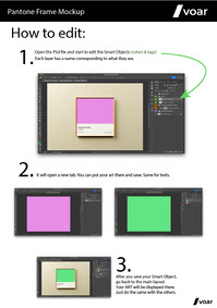 3 Pantone Frames Mockups on Behance