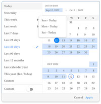Google Analytics Date Range XD and CSV File Free :: Behance