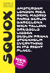 Squox typeface :: Behance
