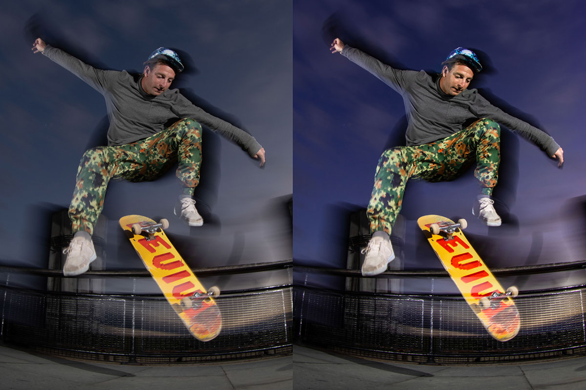 Stylize a Sunset Skateboarding Photo | Tutorial | Photoshop Lightroom