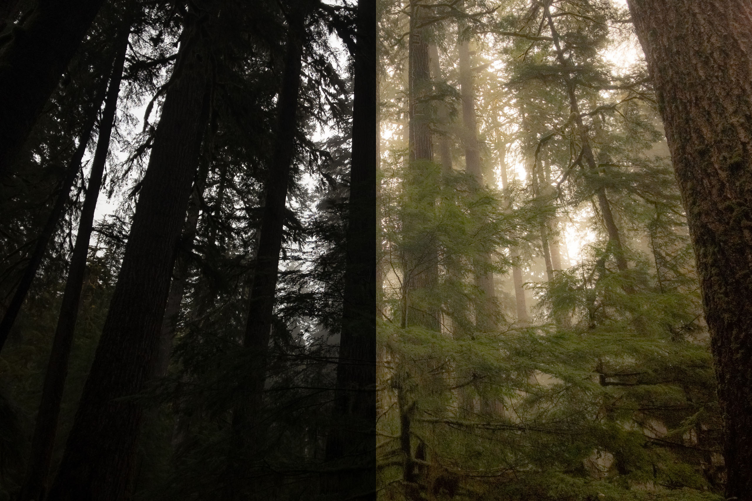 glowing light effect lightroom