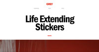 LIFE EXTENDING STICKERS - MAKRO :: Behance
